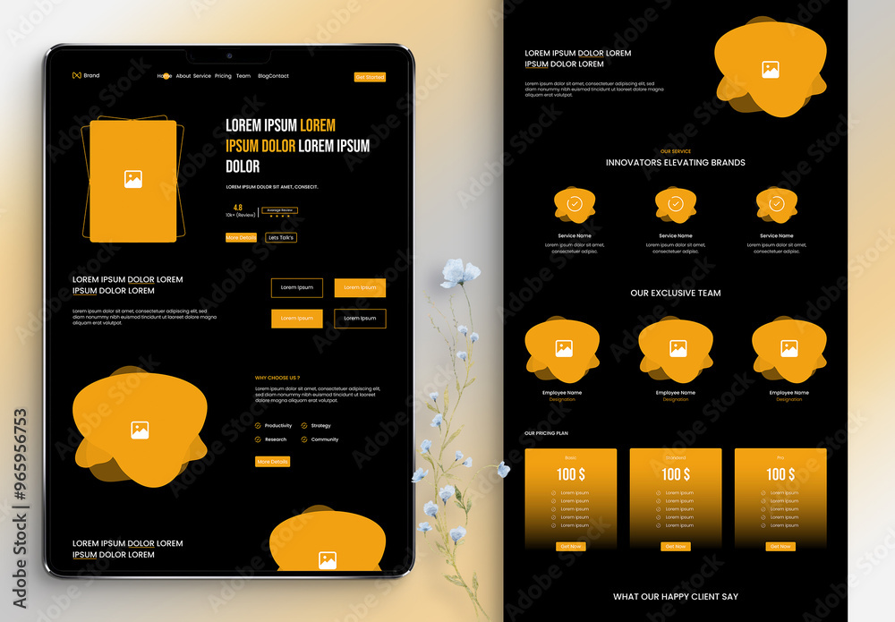 Company Portfolio Wireframe Email Newsletter Layout Stock Template ...