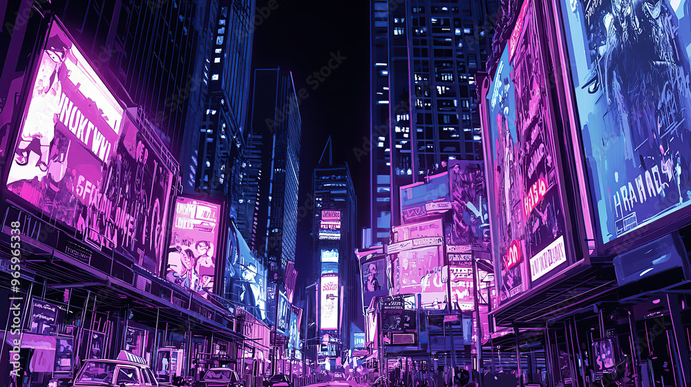 neon, sign, New York, city, lights, Times Square, Broadway, Manhattan ...
