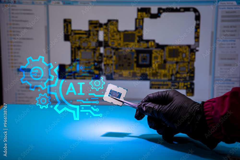 GPUs for use in AI work. Stock Photo | Adobe Stock