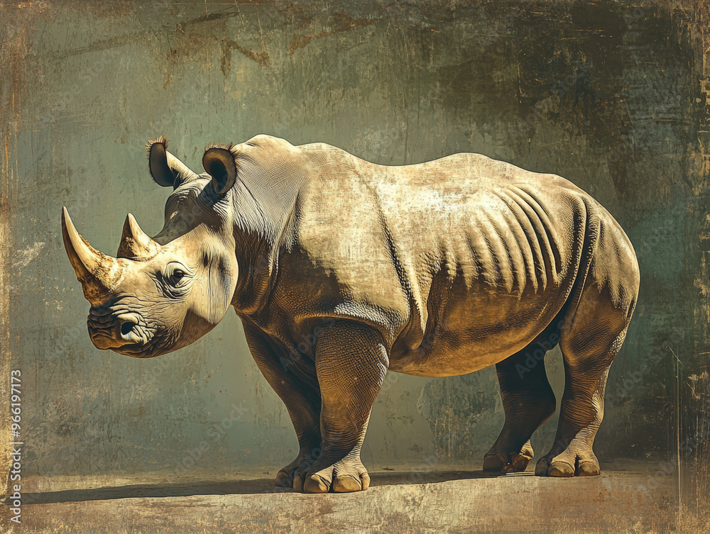 African Elephant Taxidermy. The image is a photographic representation ...