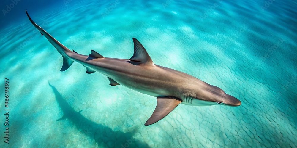 Shark's Eye View An Aerial Perspective of a Blacktip Reef Shark ...