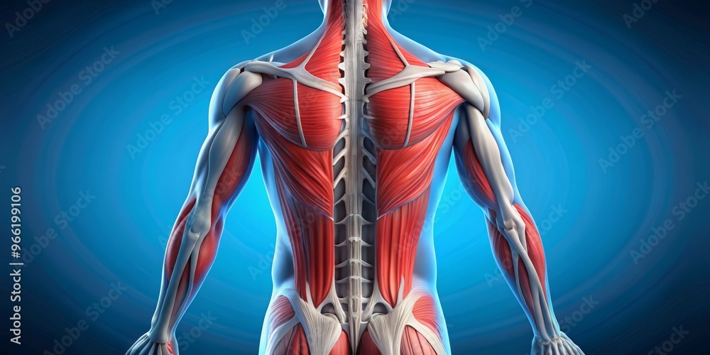 Illustrative diagram showcasing the complex muscular structure of the ...