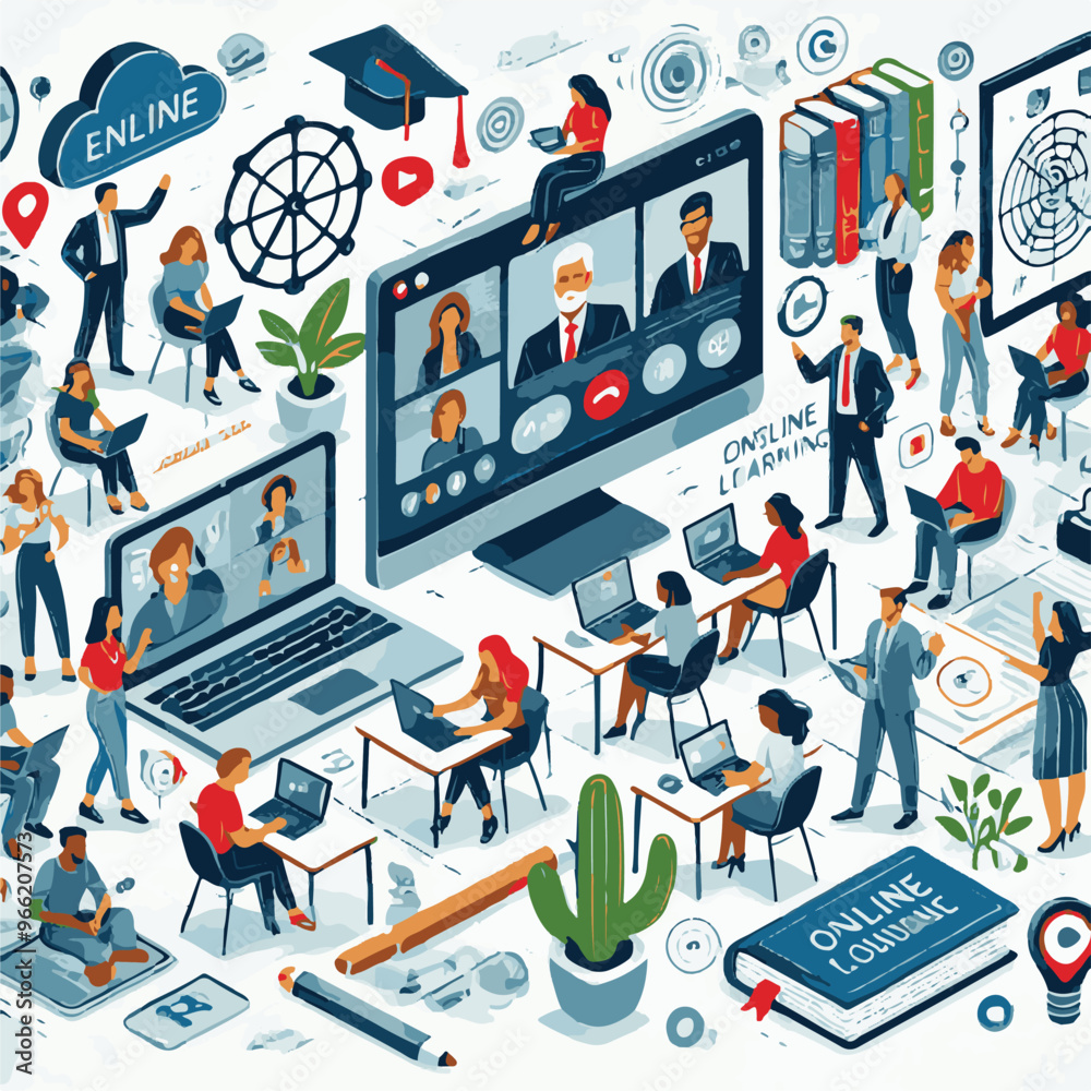 "Modern Classroom with Presentation Setup" "Classroom Presentation and ...