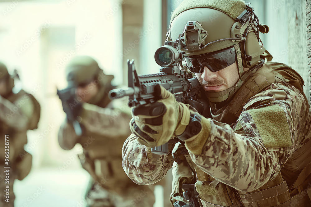 Urban warfare training showcases special forces operator in action ...