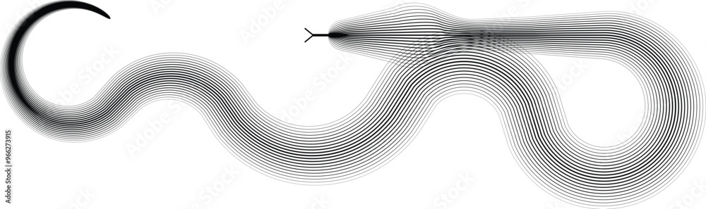 Snake logo. Chinese new year 2025 zodiac snake symbol .design elements ...