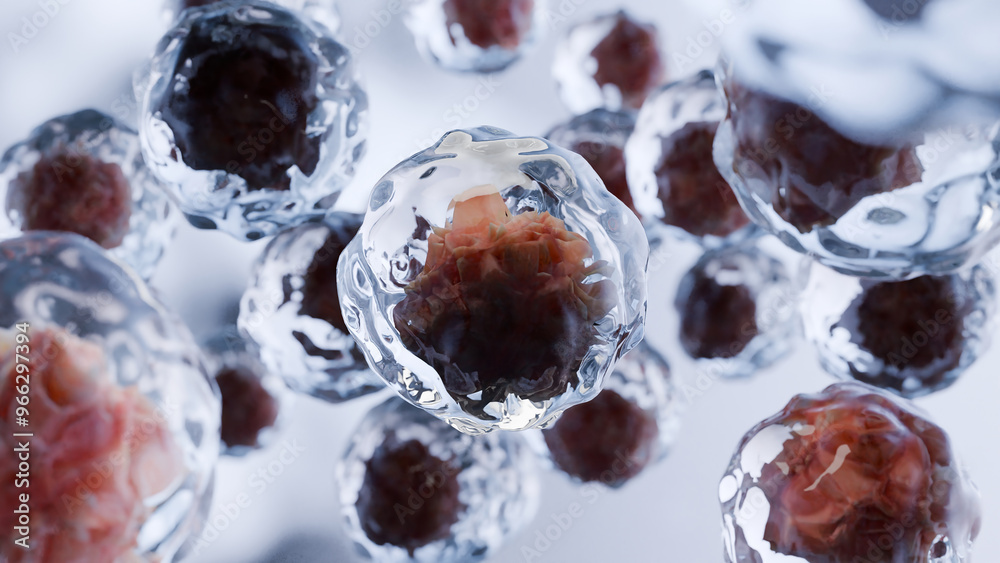 Human cells death, Embryonic stem cell, metastasis Growing tumor ...