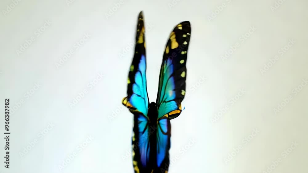 Witness the fascinating transformation of a butterfly as it undergoes ...