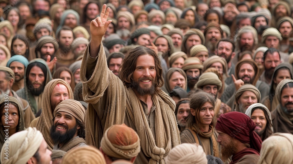 Jesus on the mount warning against false prophets and tribulations ...