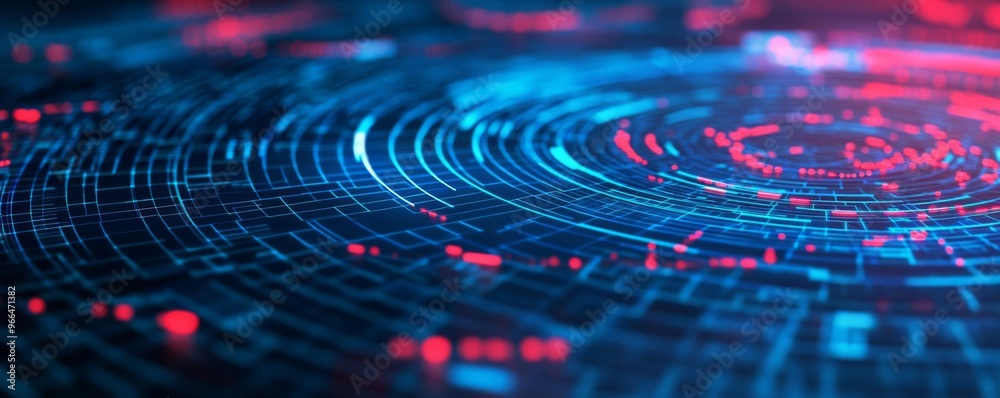 AI-powered weather forecasting, dynamic holographic radar, futuristic ...