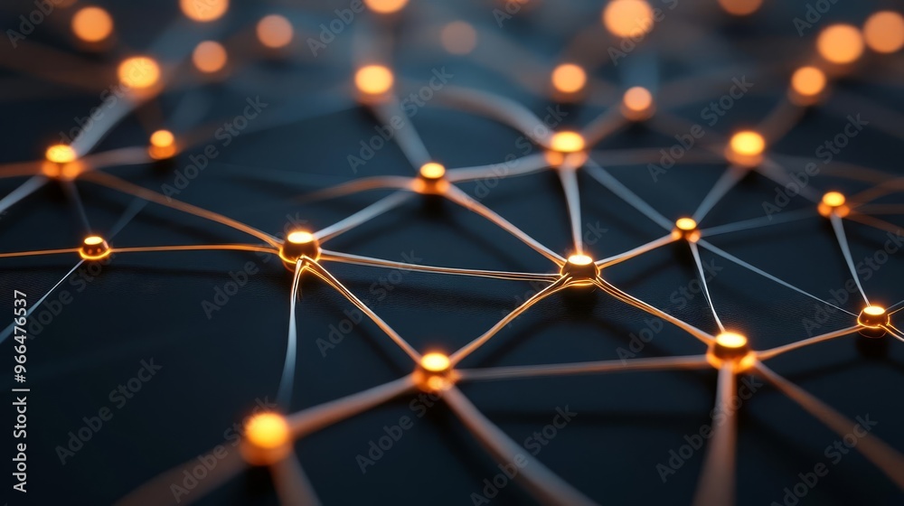 Neural network visualization with glowing nodes and pathways, AI ... Neural network visualization with glowing nodes and pathways, AI ...