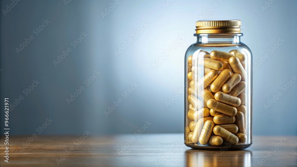 Supplement bottle of NMN capsules for longevity and health, NMN, food ...