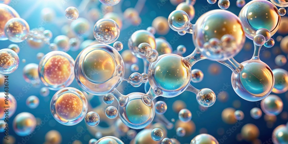 Soap molecules creating micelles to capture oily particles, soap ...