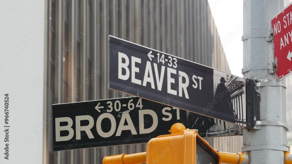 New York City, United States. Manhattan Downtown Financial District ...