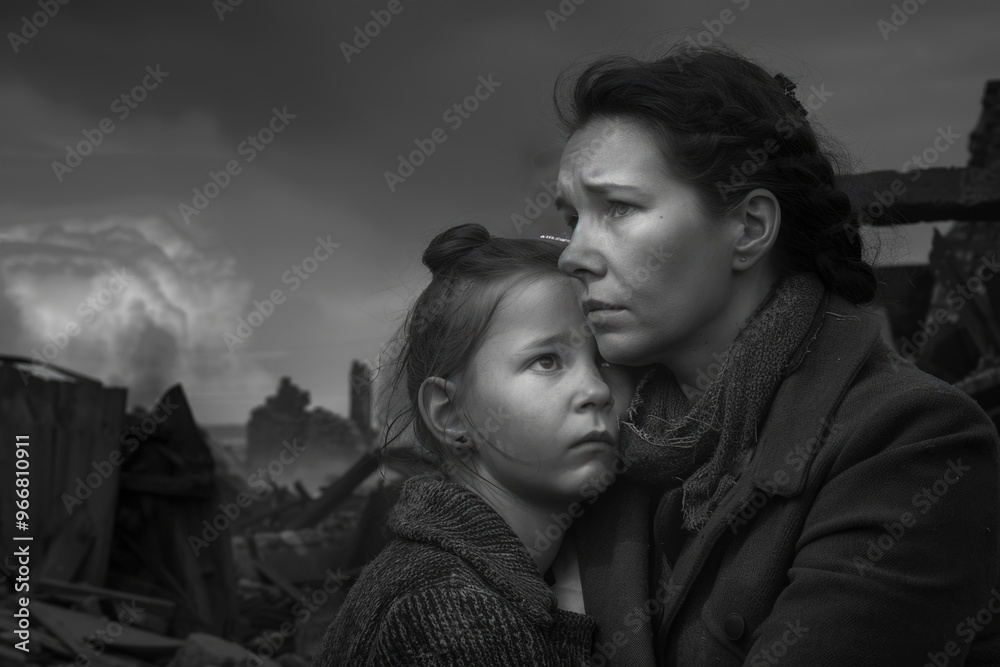 A heartfelt reflection of horror, a capturing the emotions of tragedy ...