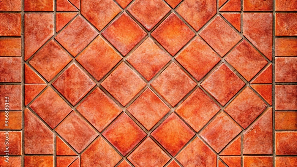 Red terracotta floor tile texture background. Stock Illustration ...