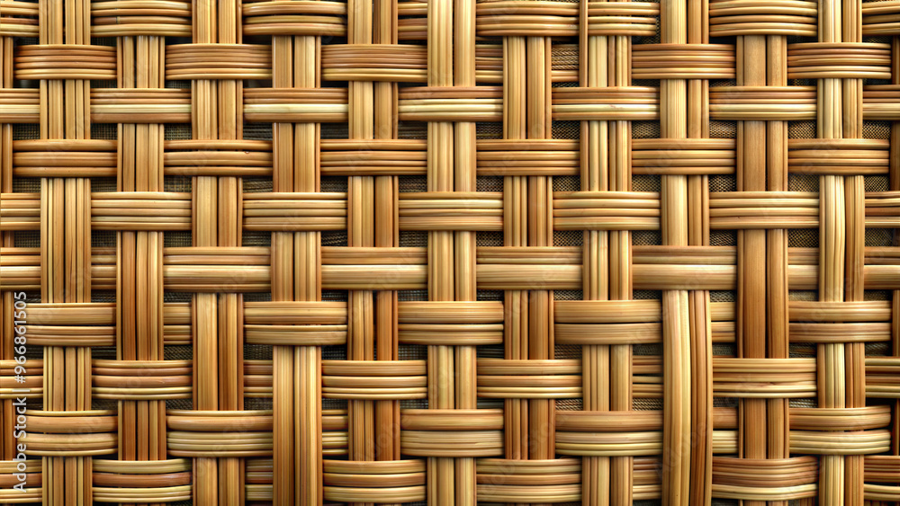 Woven rattan texture with intricate patterns for a natural and elegant ...