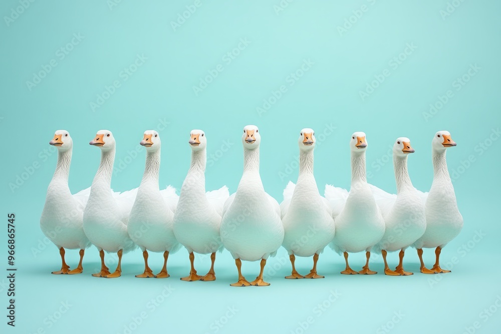 National Goose Day Poster Illustrating Different Goose Species and Fun ...