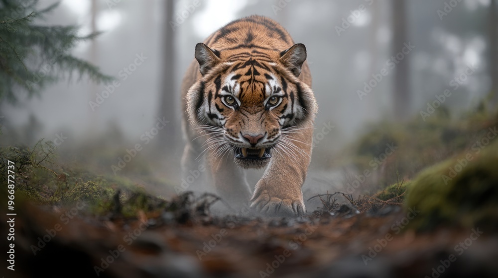 Ancient predator: saber-toothed tiger, formidable creature of ...