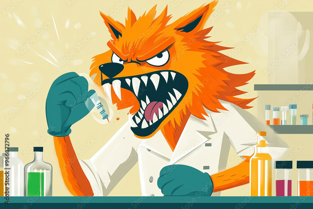 Infographic on rabies symptoms and prevention Stock Illustration ...