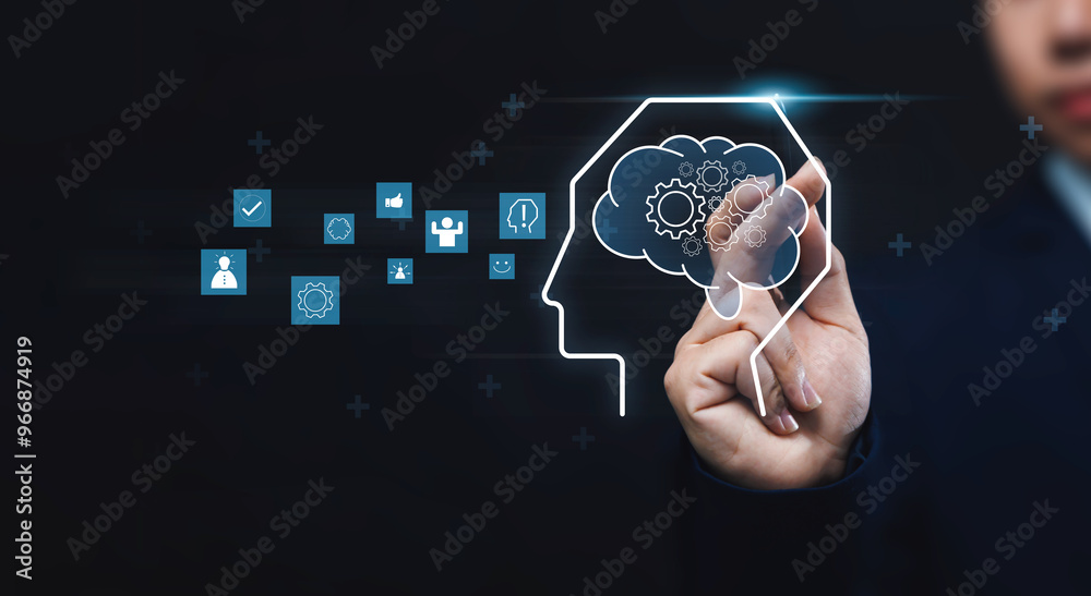 Positive mindset and good mentality. Motivation, creativity, and ...