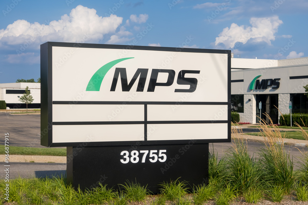 Signage of MPS at Farmington Hills, Michigan. MPS is a supplier of ...