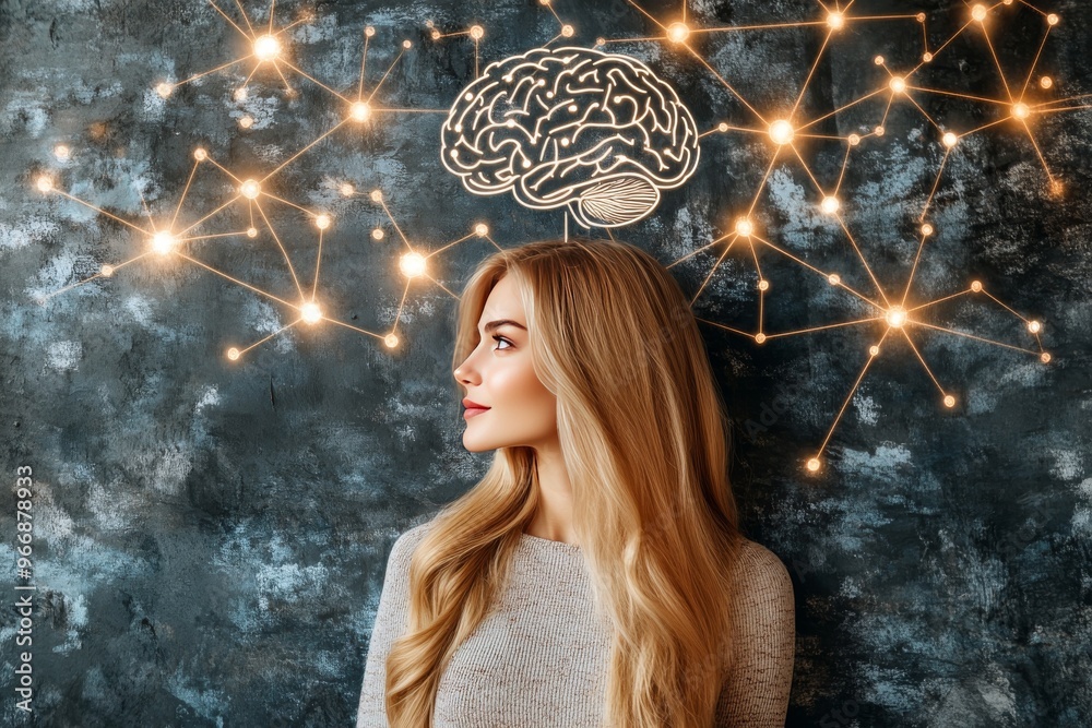 Neurocomputation sensory mapping and neuronal interface woman with ...