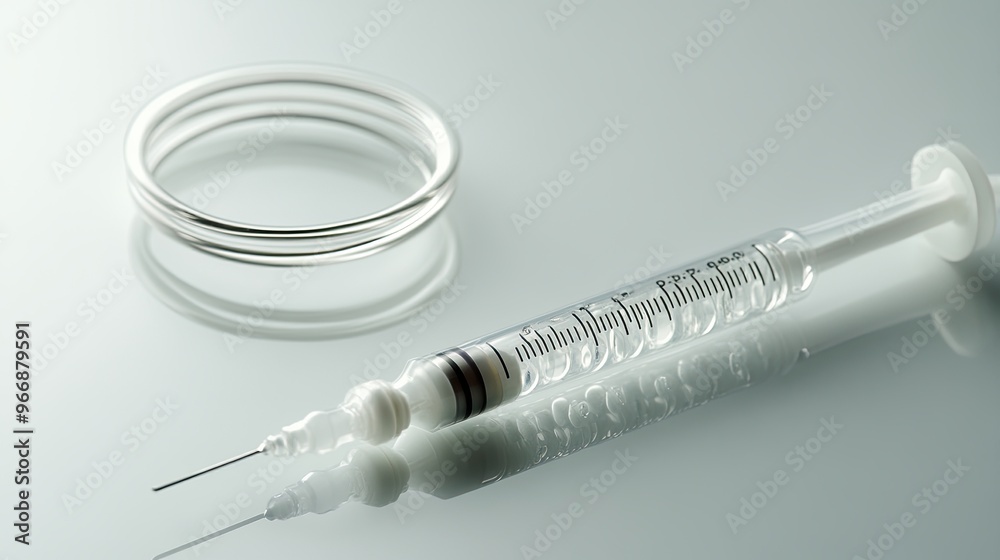 20. An image of a hormonal IUD and a vaginal ring displayed side by ...