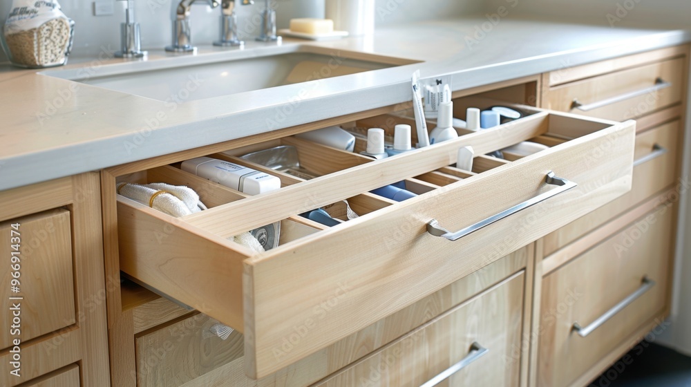 Incontinence Supplies Drawer: A designated storage area for adult ...
