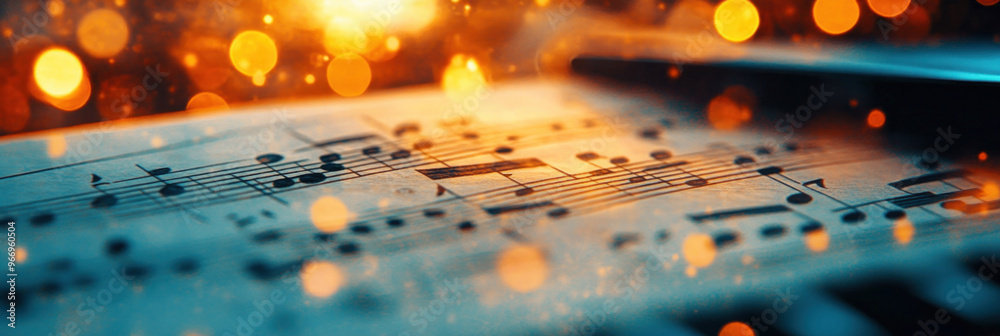 online music sheet services displaying musical notes and interactive ...