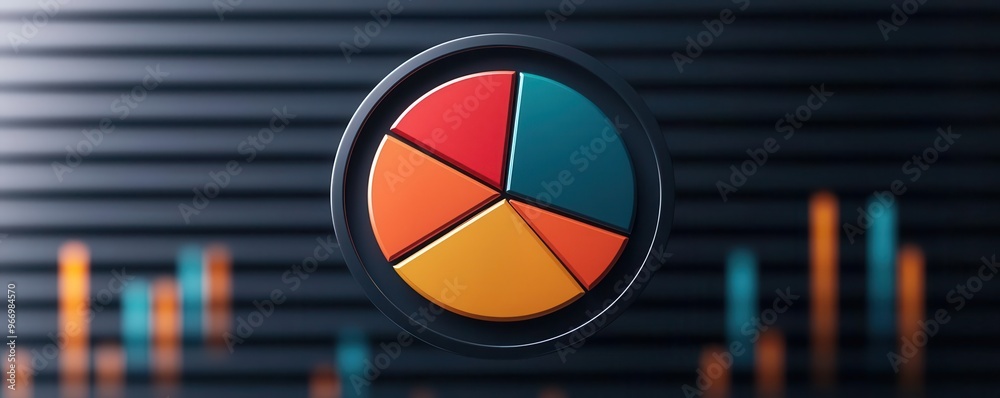 Digital dashboard display with key performance indicators KPIs for ...