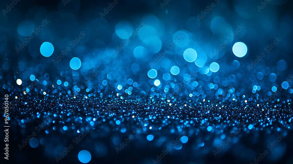 Rich royal blue glitter background with deep color saturation and ...