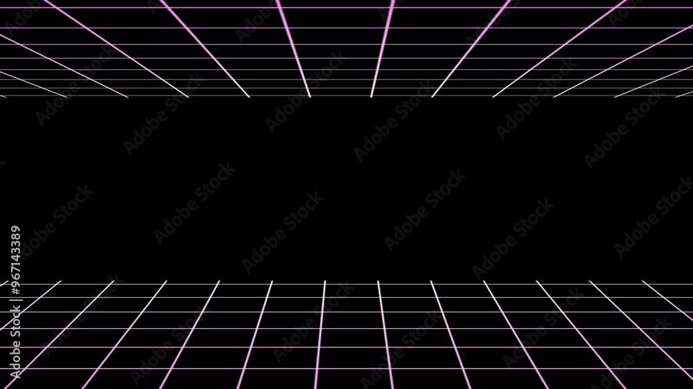 Grid animation video on a black background grid motion background, grid ...