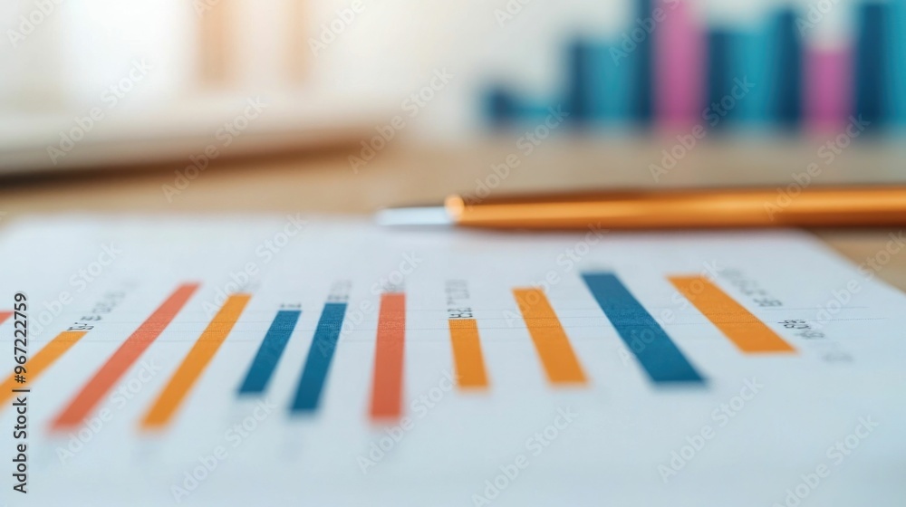 Close up view of a comprehensive marketing analytics dashboard ...