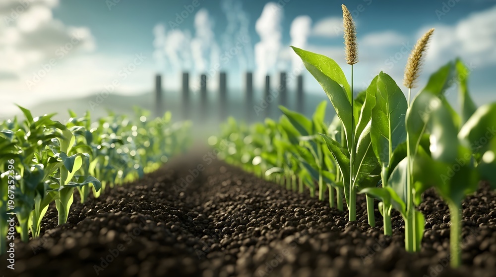 Diagram of Eco Friendly Biofuel Production from Energy Crops and ...