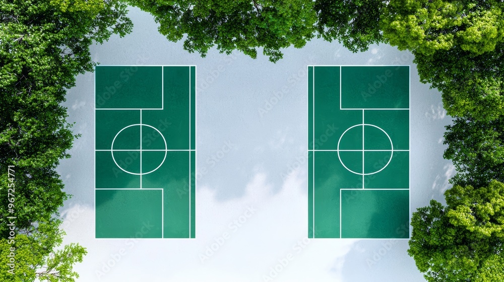 Symmetry in Court and Field Layouts, Explore how symmetrical layouts of ...