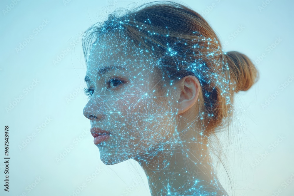 Neuron Dynamics Synaptic Response Neural Augmentation And Neural Transmission Woman In Profile