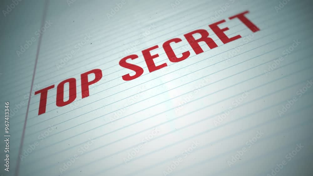 Top Secret Background/ Animation of a top secret background animation ...