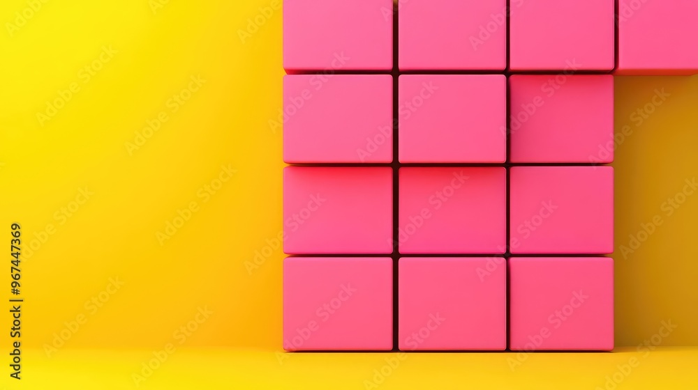 CSS grid and flexbox used to create responsive content blocks, vibrant ...