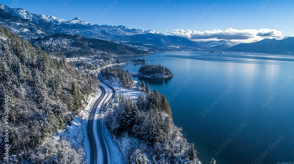 Enjoy stunning aerial vistas of the Sea to Sky Highway along the ...