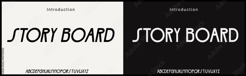 Condensed vector font with number. Alphabet of sans serif font with ...