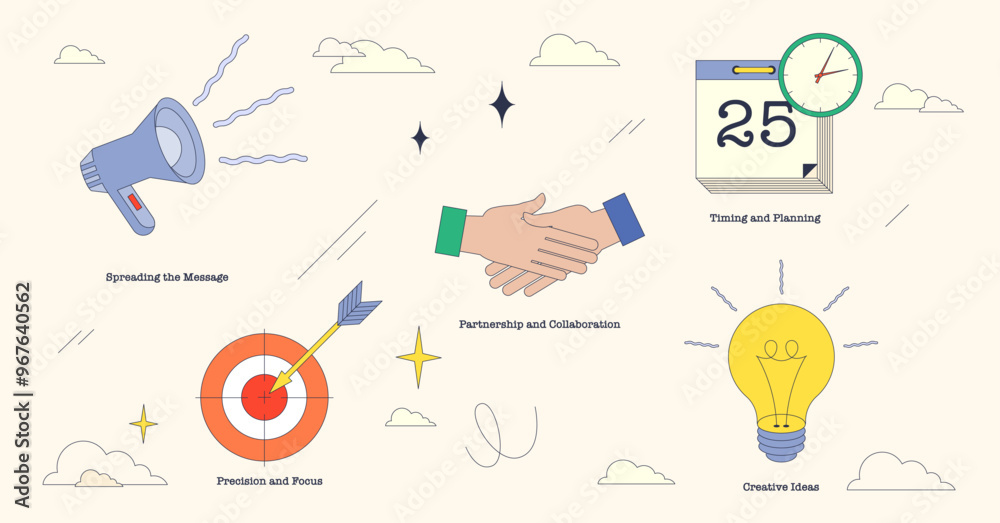 Promotional campaign ideas for creative advertisement neubrutalism ...