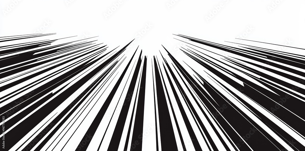 Cartoon anime action background. Speed lines as manga comic effect on ...