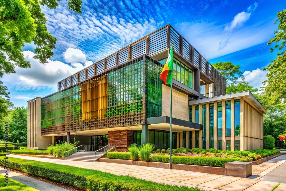 The Cameroon Embassy in Washington D.C., USA, features a modern ...