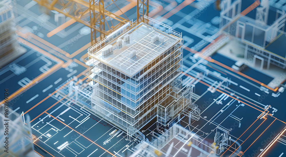 Building Information Modeling (BIM) software is used to plan and ...