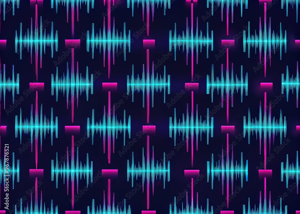 Minimalist patterns crotchet rests repetitive beats techno electronic ...