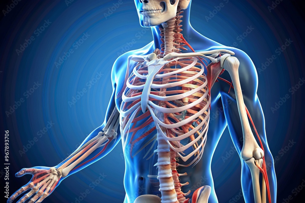 precise arm bone anatomy diagrams detailed Stock Illustration | Adobe Stock