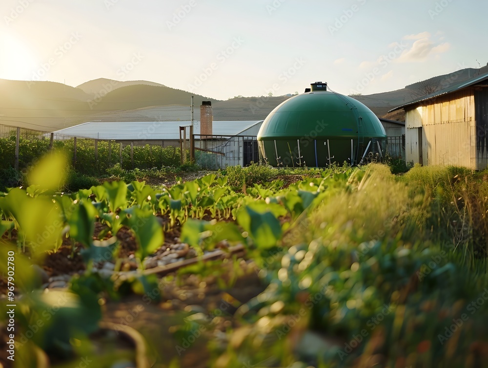 Sustainable Biogas Plant Harnessing Organic Waste for Renewable Energy ...