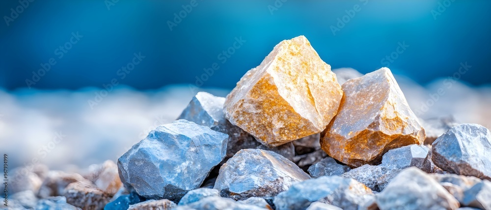 Detailed Closeup Image of Lithium Mineral Showcasing Its Texture ...