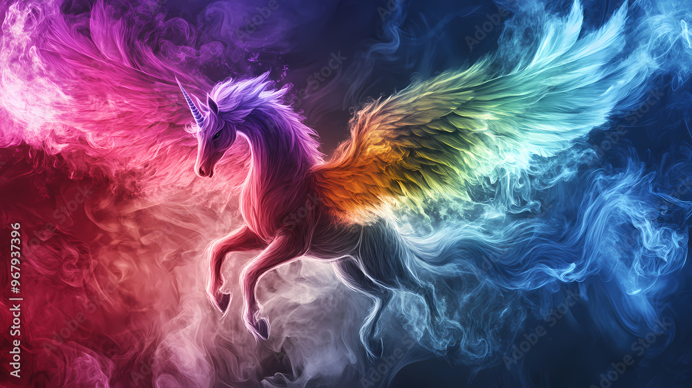 From majestic griffins to graceful pegasus see the colorful smoke ...