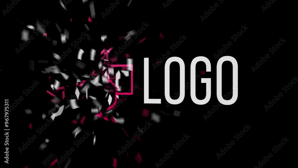 Shattered 3D Spin Logo Reveal Stock Template | Adobe Stock